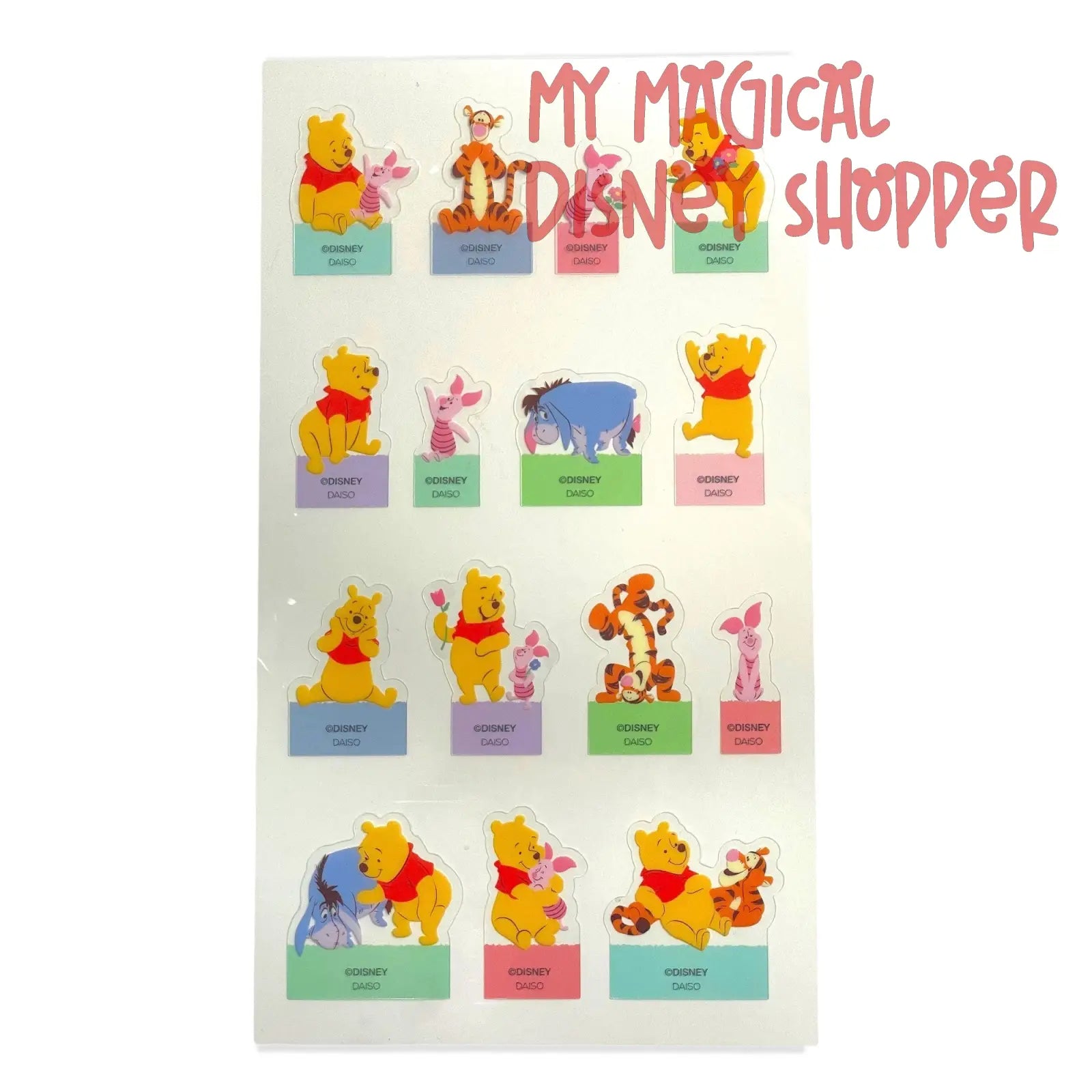 Winnie the Pooh and Friends Paper Tabs – My Magical WDW Shopper
