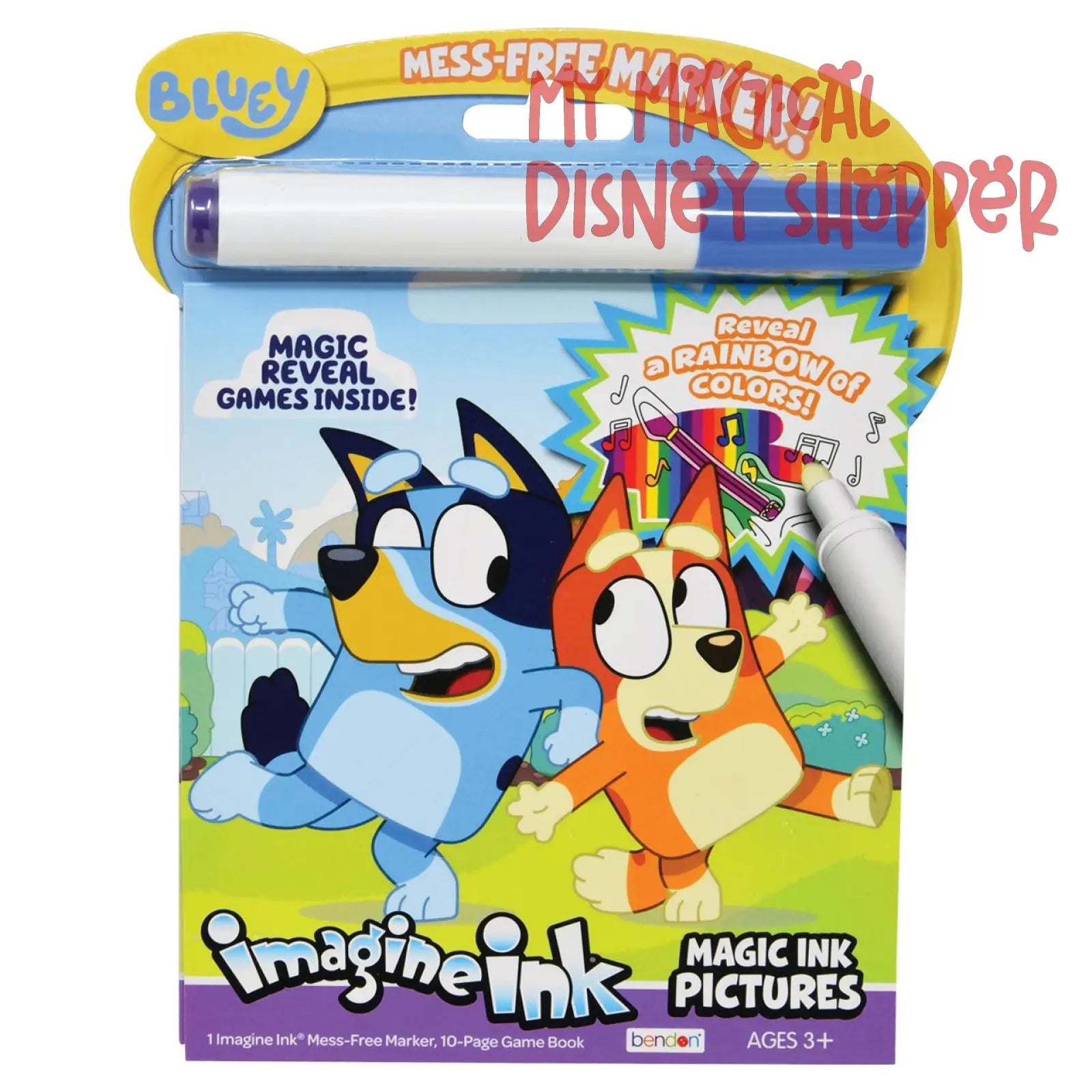 Bluey Imagine Ink Coloring Book – My Magical WDW Shopper