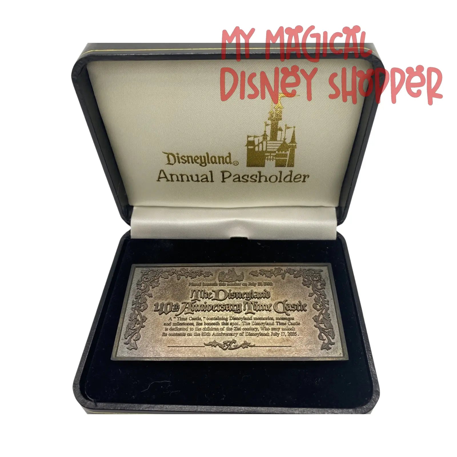 Disney 40th Anniversary Time Castle Annual Pass Holder Pin Limited Edi ...