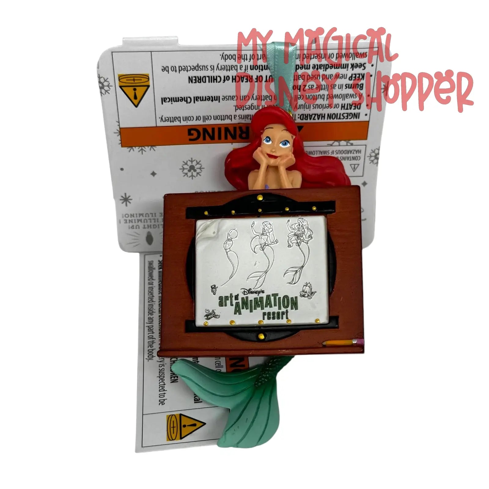 Disney Art of Animation Little Mermaid Ariel Ornament-Light Up 2024 ...