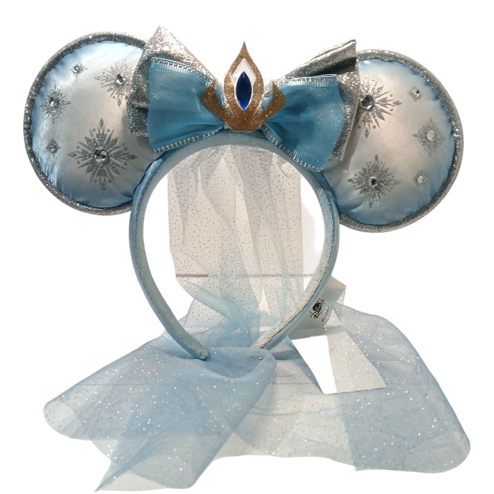 Frozen Elsa Minnie Ears with Veil - Gently Used – My Magical WDW Shopper