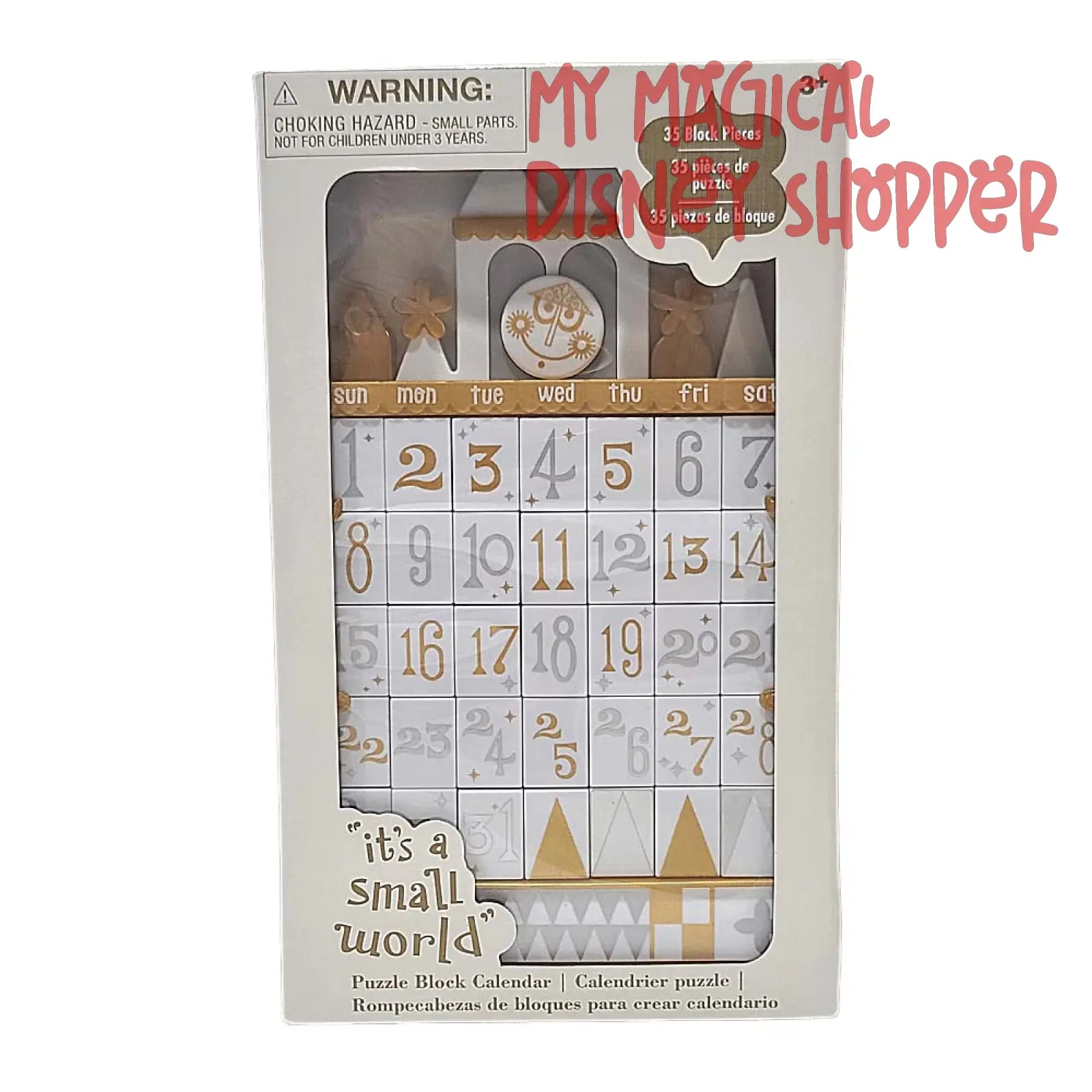 it's a small world Block Puzzle Disney Calendar – My Magical WDW Shopper