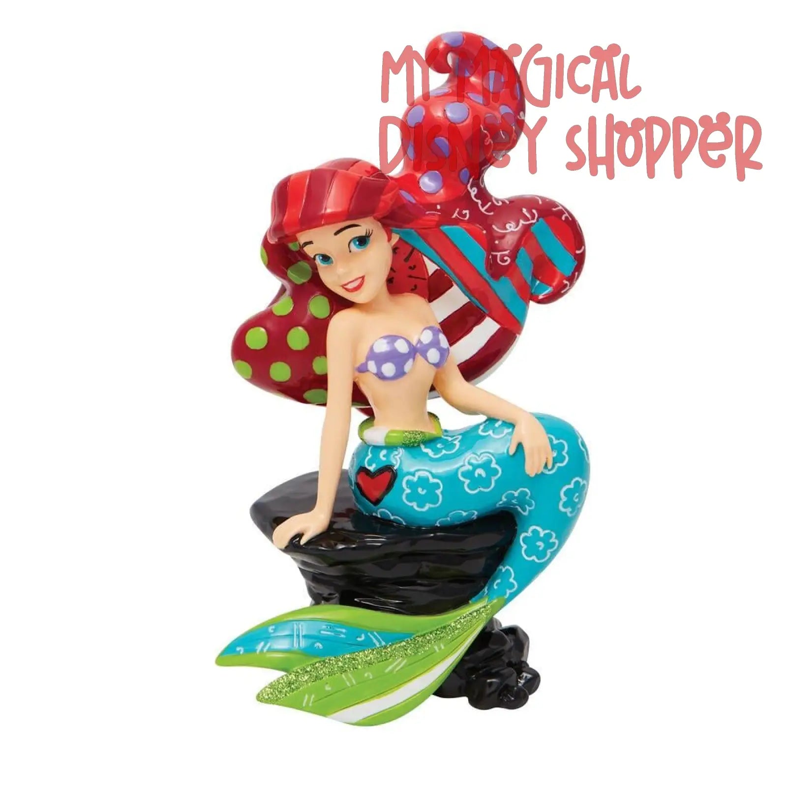 The Little Mermaid - Ariel On A Rock Disney By Britto #6009052 – My ...